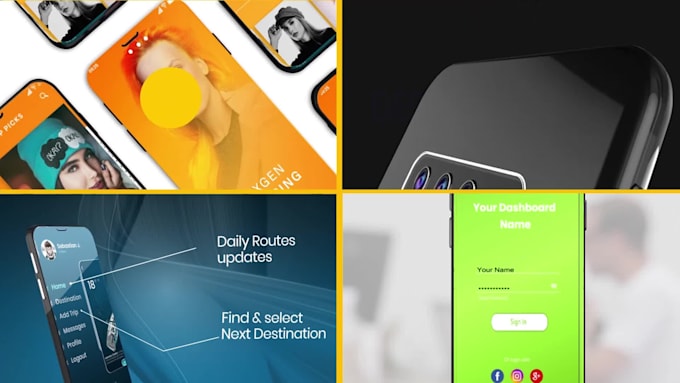 Produce custom mobile app promo video or app explainer video by Haroon_tanoli | Fiverr