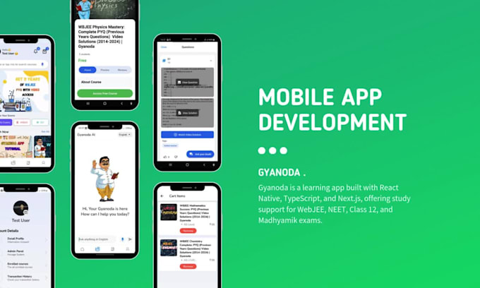 Build mobile app development with react native by Souma_developer | Fiverr