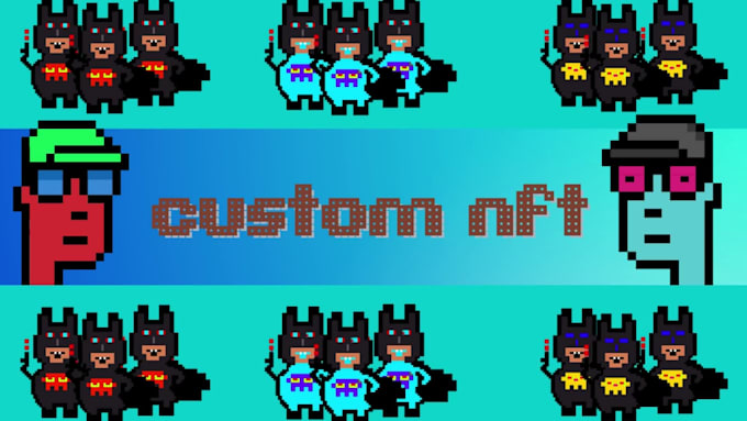 Create 1k ,10k pixel art nft for your collection by Maya_ank | Fiverr