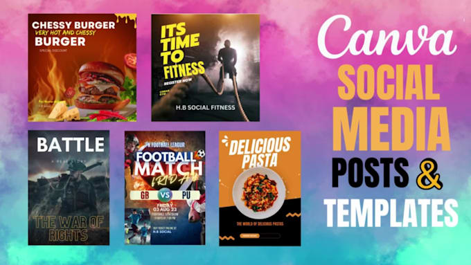 Design canva template, flyer and video using canva pro by ...