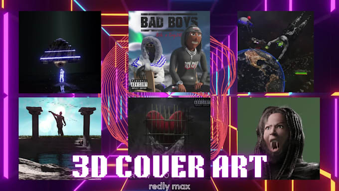 Create a custom 3d album or song cover art by Redly_max | Fiverr