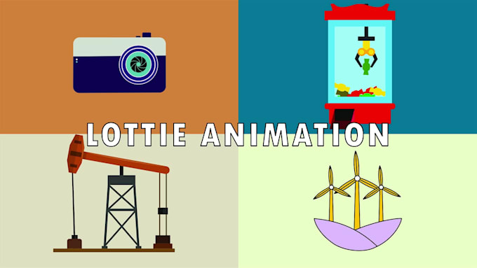 Create animated json file lottie animation svg, gif for your web and ...