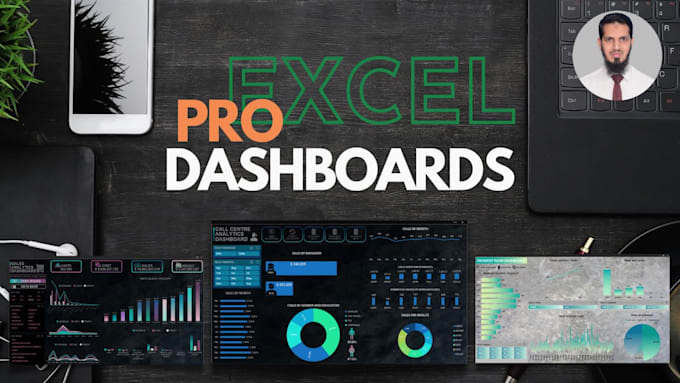 Create stunning, professional excel dashboards by Adeelullah | Fiverr