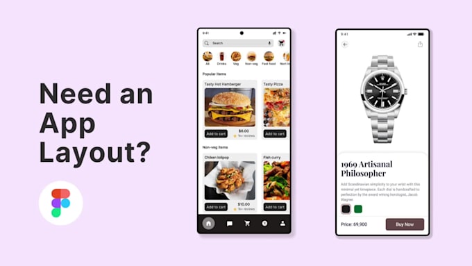 Do creative mobile app ui ux design in figma