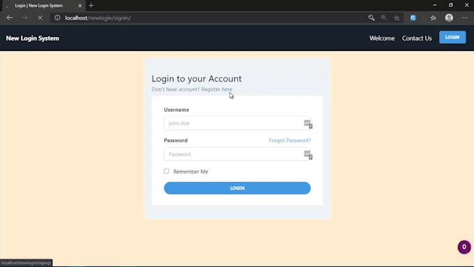 Develop a complete and secure login system for your website by ... Develop a complete and secure login system for your website by ...