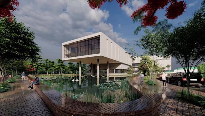 Provide your architectural 3ddesigns to life with realistic 3d rendering by Ttarchitects | Fiverr