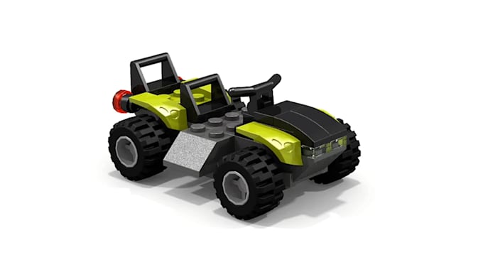 3d lego model 3d lego set design moc lego car, bike with manual ...
