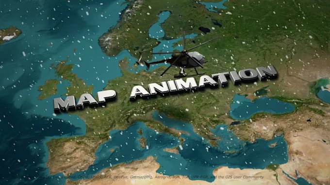 Create vox style map animations using geolayers 3 in after effects by ...