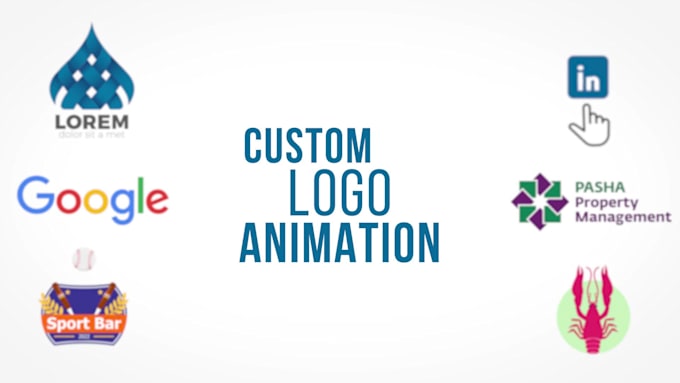 Create a custom logo animation for your brand by Alexanishenko | Fiverr