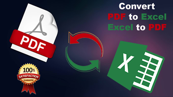 Convert pdf to excel or excel to pdf by Edgecoder | Fiverr