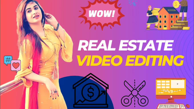 Do stunning real estate video editing within 24 hours by Emelia614 | Fiverr