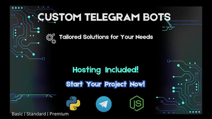 Create a custom telegram bot with reliable hosting by Mp_kumar | Fiverr