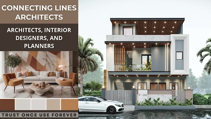 Design 3d elevations, 2d autocad plans, interior design construction ...