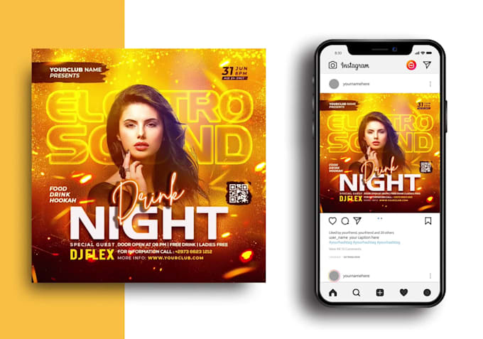 Create animated flyer and motion video for party flyer by Umayerme | Fiverr