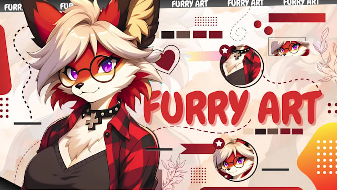 Draw furry art, fursona, original furry character and anthro art sfw ...