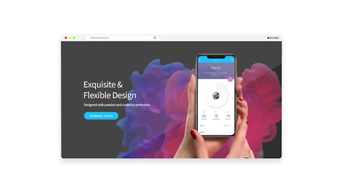 Recreate this website and app promo video for your business by ...