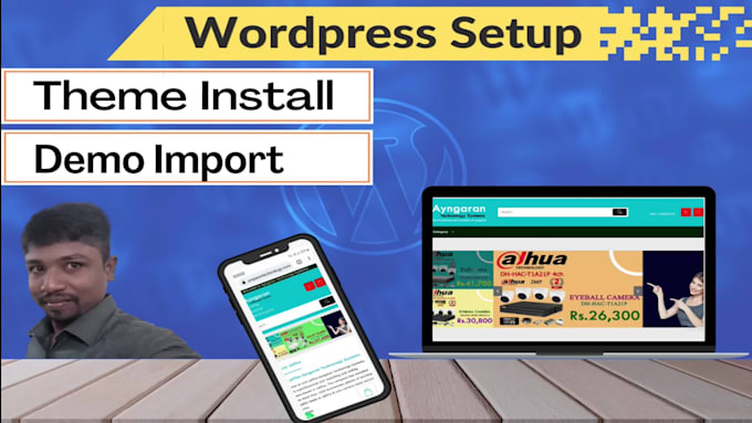 Install the wordpress theme and demo import by Ayngaran_tech | Fiverr