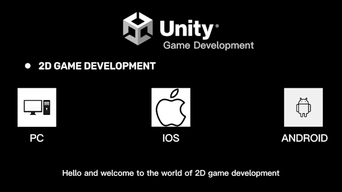 Develop a 2d game in unity 2d for android, ios and pc by Abdulmughees525 | Fiverr