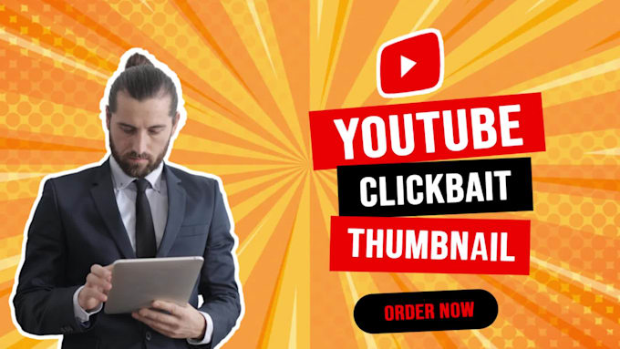 Design eye catchy youtube clickbait thumbnail in some minute by ...