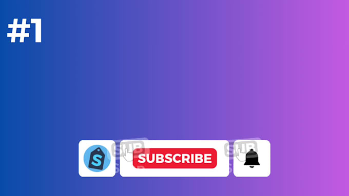 Create youtube like and subscribe button animation by Subatshop | Fiverr