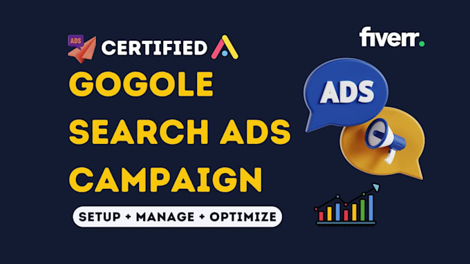 Setup and manage your google ads, adwords, ppc campaigns by Tajwartarif | Fiverr