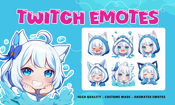 Create Twitch Emotes And Sub Badges For Vtuber Discord Kick By