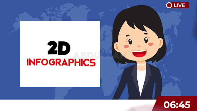 Create a custom 2d infographic animation video by Abdullah5807 | Fiverr
