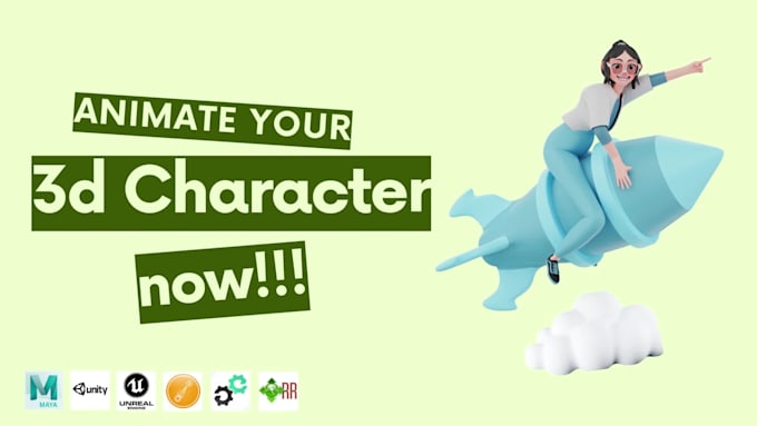 Create animation using your 3d character by Mubinkas | Fiverr