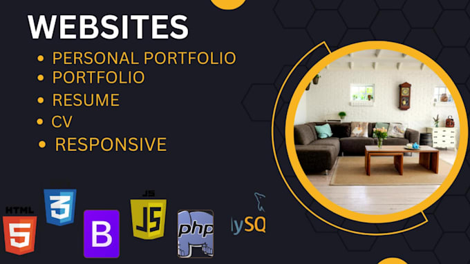 Build personal portfolio website,profile design and responsive website ...