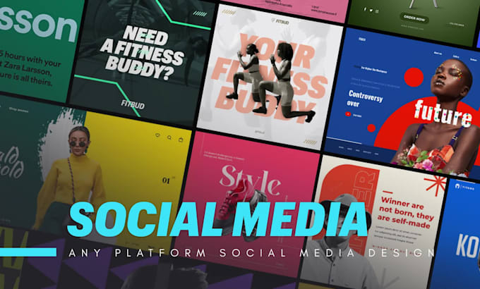 Create beautiful social media graphics posts for instagram facebook and more by Konigrafix | Fiverr