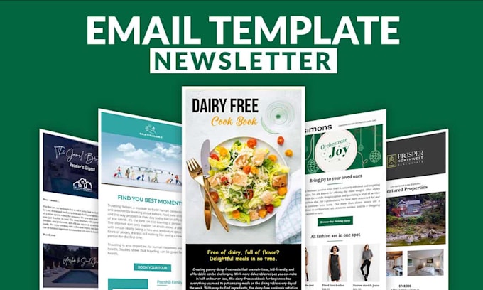 Design urgent editable responsive html email template newsletter within ...