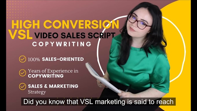 Write a converting vsl video sales script copywriting by Serfederica | Fiverr