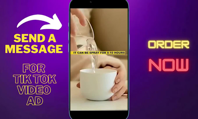 Create Commercial Tiktok Video Ads Ecommerce Dropshipping Products By