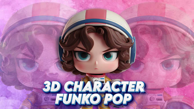 Create your own custom funko pop ready for 3d printing by Ittustudio ...
