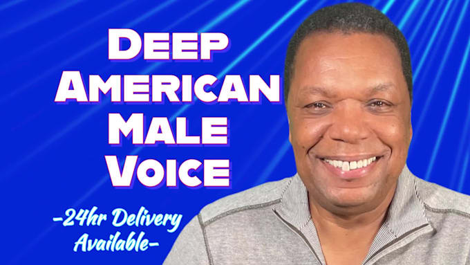 Record an american male deep voice over by Vox2studio | Fiverr