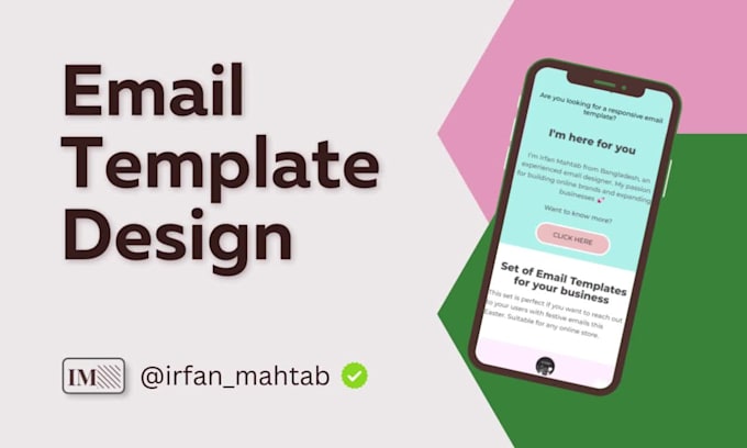 Create professional responsive html email design by Irfan_mahtab | Fiverr