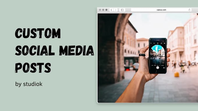 Design and create stunning social media posts and templates using canva ...