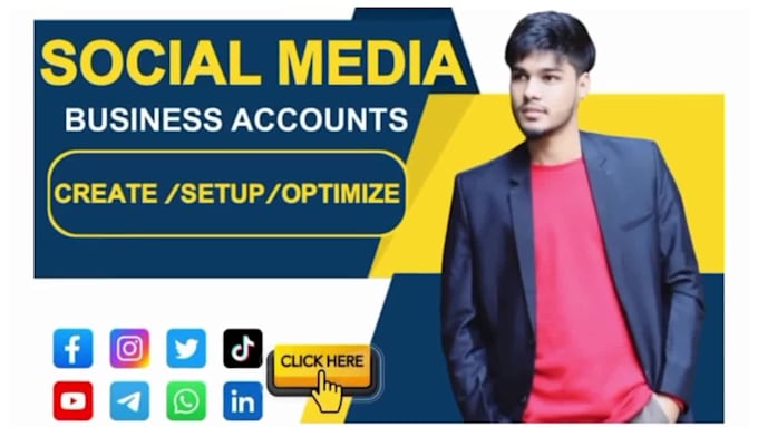 All social media accounts create, setup and design by Jannatulnaimadm ...