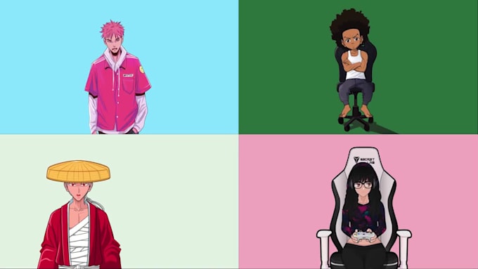 Create a streaming character in adobe character animator by Vinhilarion ...