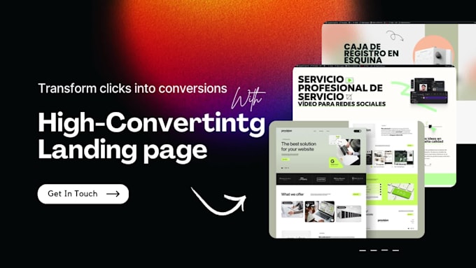 Design wordpress landing page squeeze page elementor landing page sales ...