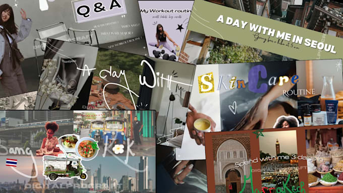 Design aesthetic youtube thumbnails for vlogs and videos by ...