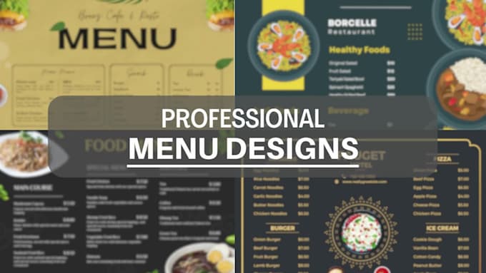 Do professional eye catching menu design by Mohamed_wafiq1 | Fiverr