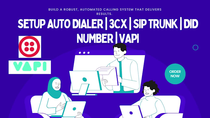 Configurar discador automático, número did 3cx, magnus, tronco sip, vapi ia n8n, telnyx spoofi