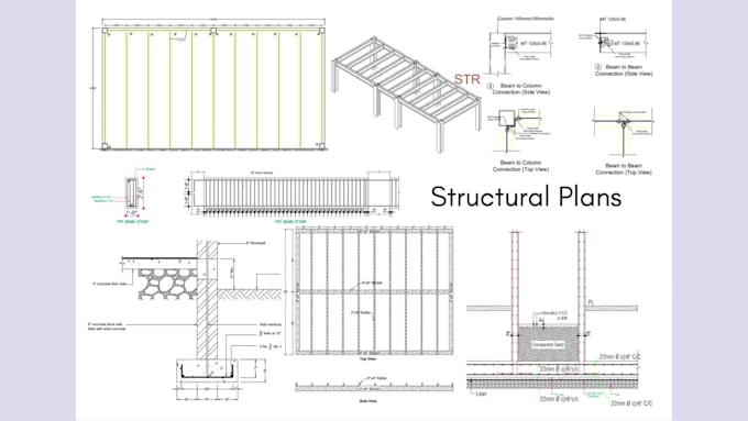 Cree dibujos estructurales profesionales para su diseño o datos