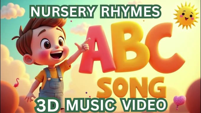 Create a stunning 3d music video and pro 3d music video animation for ...
