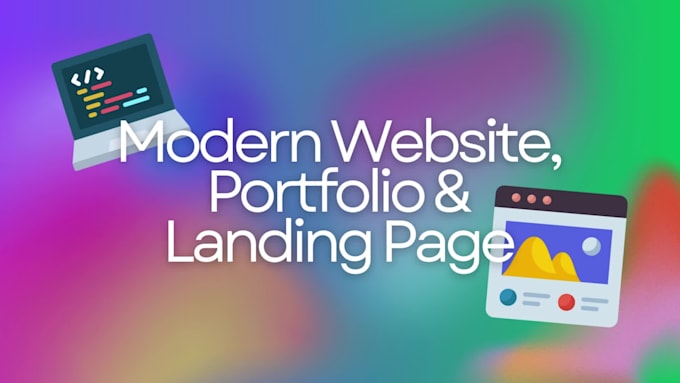 Create a responsive landing page, portfolio or full website by ...