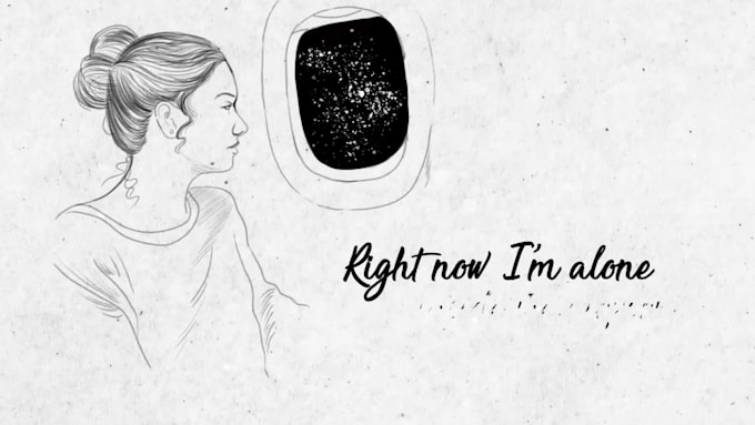 Create an amazing hand drawn animated lyric music video by Anikmhamud ...