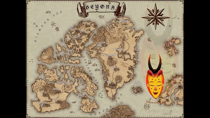 Make the fantasy rpg maps of your dream by Amadiora | Fiverr