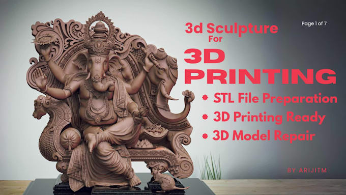 Model, edit, modify, and prepare stl files for 3d printing by Arijit41 ...