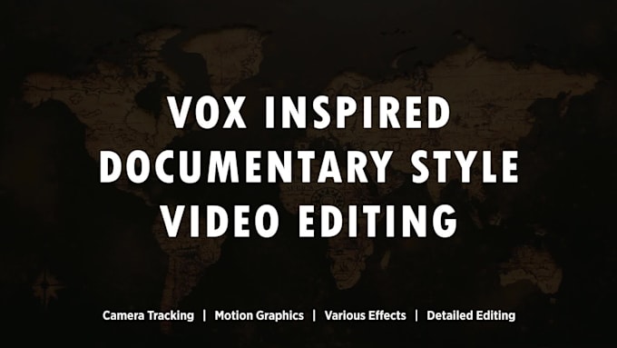 Edit your video with vox inspired documentary style by Dora_graphix ...
